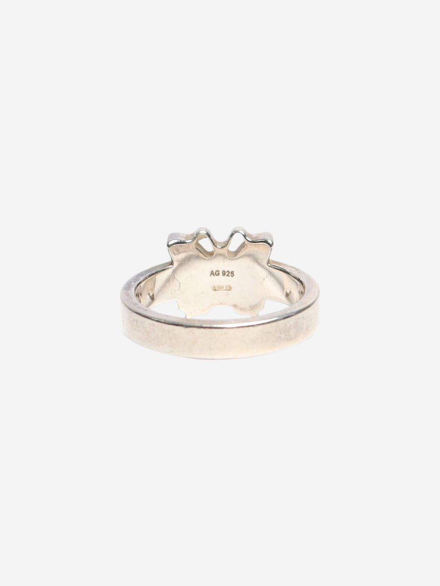 Gucci pre-owned silver butterfly ring | Sign of the Times